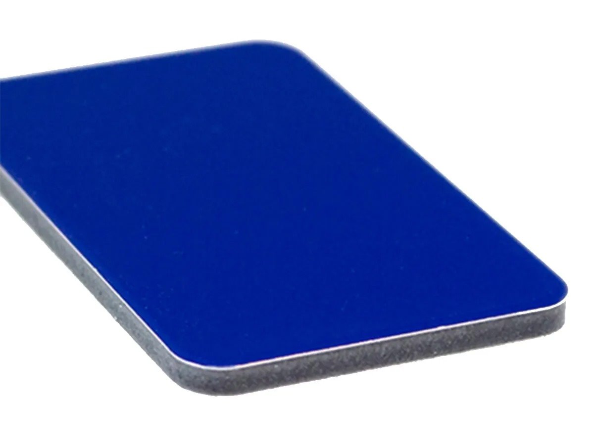 4 Chapas ACM Azul Fosco 1,22 x 1,25 metros - Fujiplas